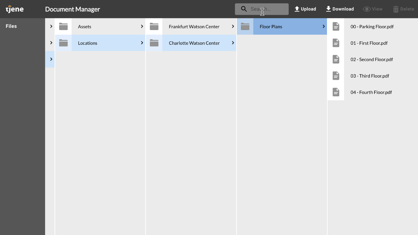 Tjene presents TRIRIGA's Document Manager App